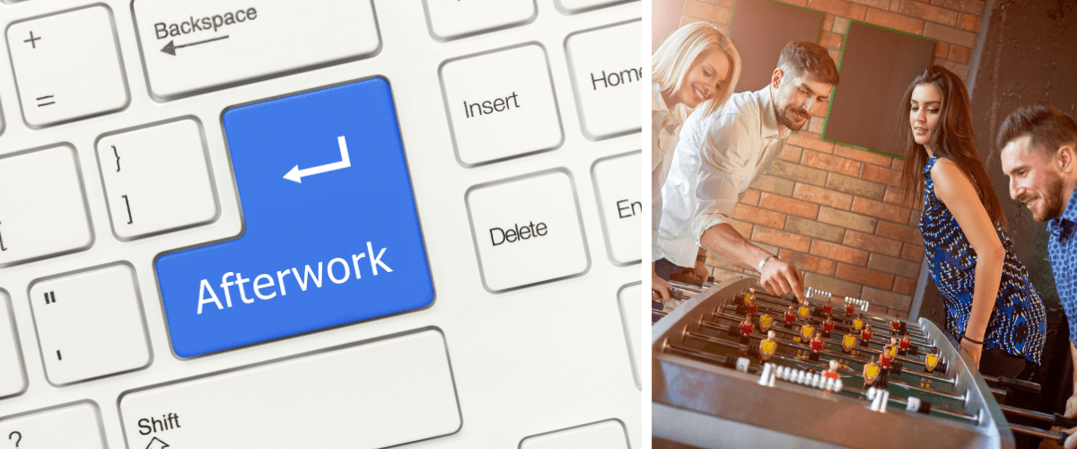 Organize an afterwork to strengthen the ties between your collaborators ...